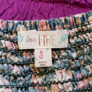 love, Fire | Tops | Love Fire Floral Crop Top | Poshmark